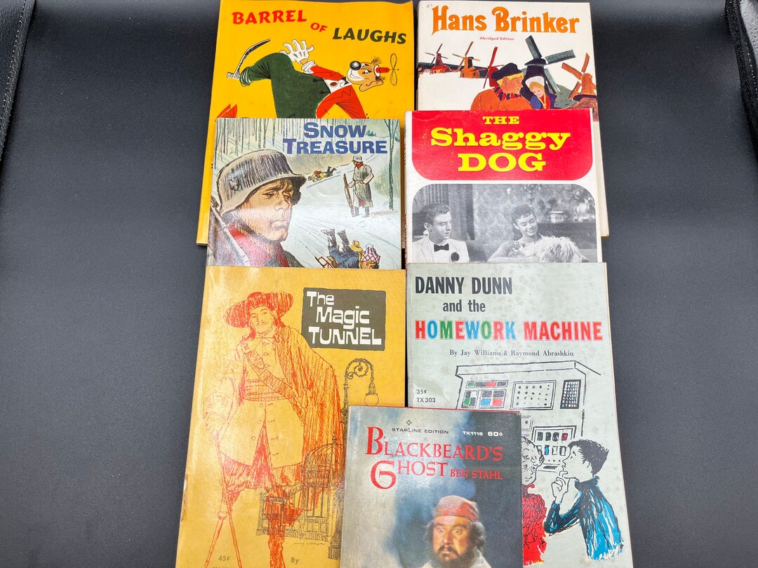 Set of 7 Vintage Scholastic Books Blackbeard's Ghost the - Etsy