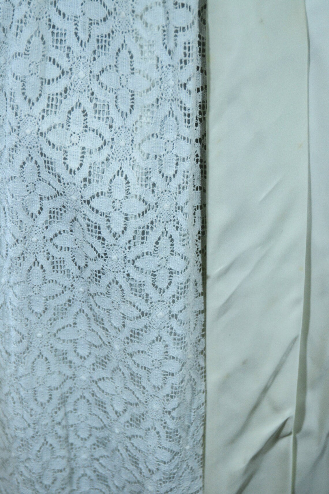 Vintage White Lace Dress Wedding Dress Sleeveless Long Dress - Etsy