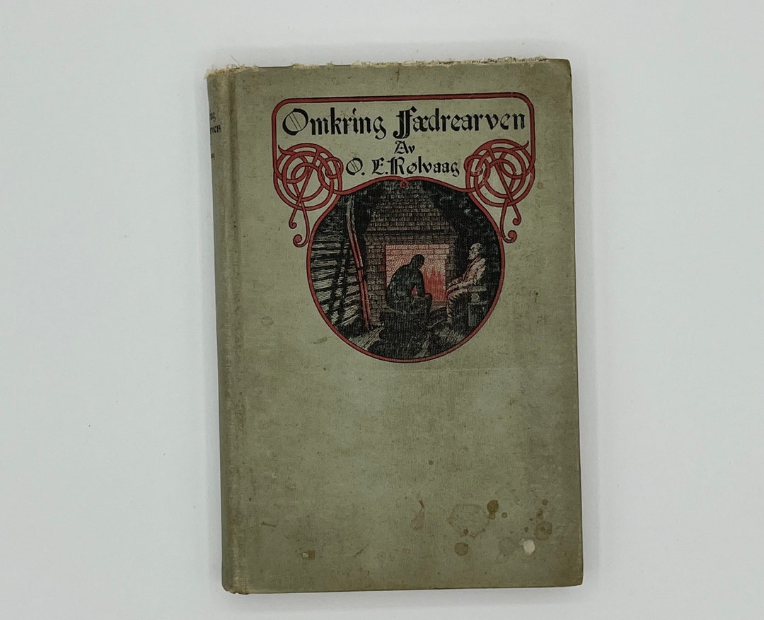 Vintage Norwegian Book About the Paternal Heritage 1922 by O.E. Rolvaag ...