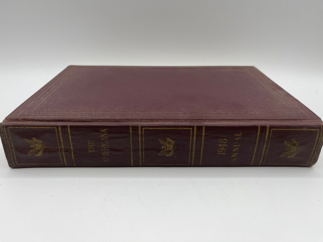 The Americana 1948 Annual an Encyclopedia of the Events of 1947 Leather ...