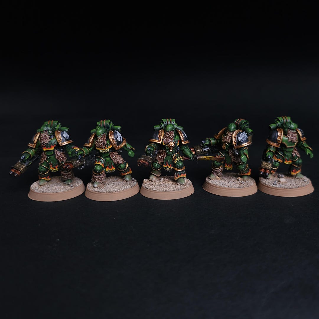 Salamanders Legion Pyroclasts Painted Commission - Etsy