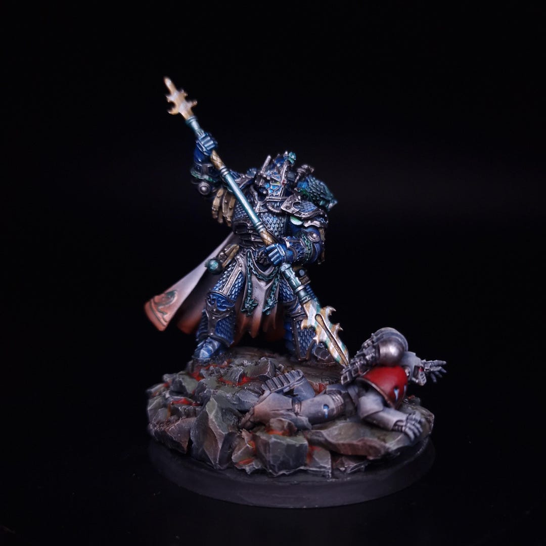 Alpharius, Primarch of the Alpha Legion Painted Commission - Etsy