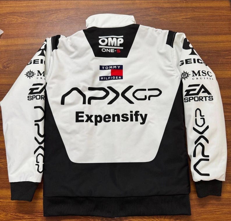 Softshell APXGP Racing Jacket , Digital Sublimation, Custom Name ...