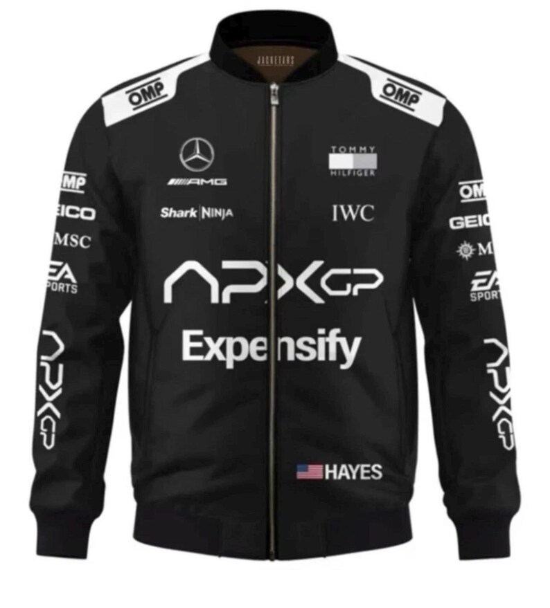 Softshell APXGP Racing Jacket , Digital Sublimation, Custom Name ...