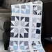 Split Stars Quilt Pattern (PDF) - Crib, Throw, Twin, Queen Sizes - Etsy ...
