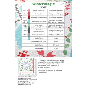 Winter Magic Digital Quilt Pattern (PDF) - Etsy