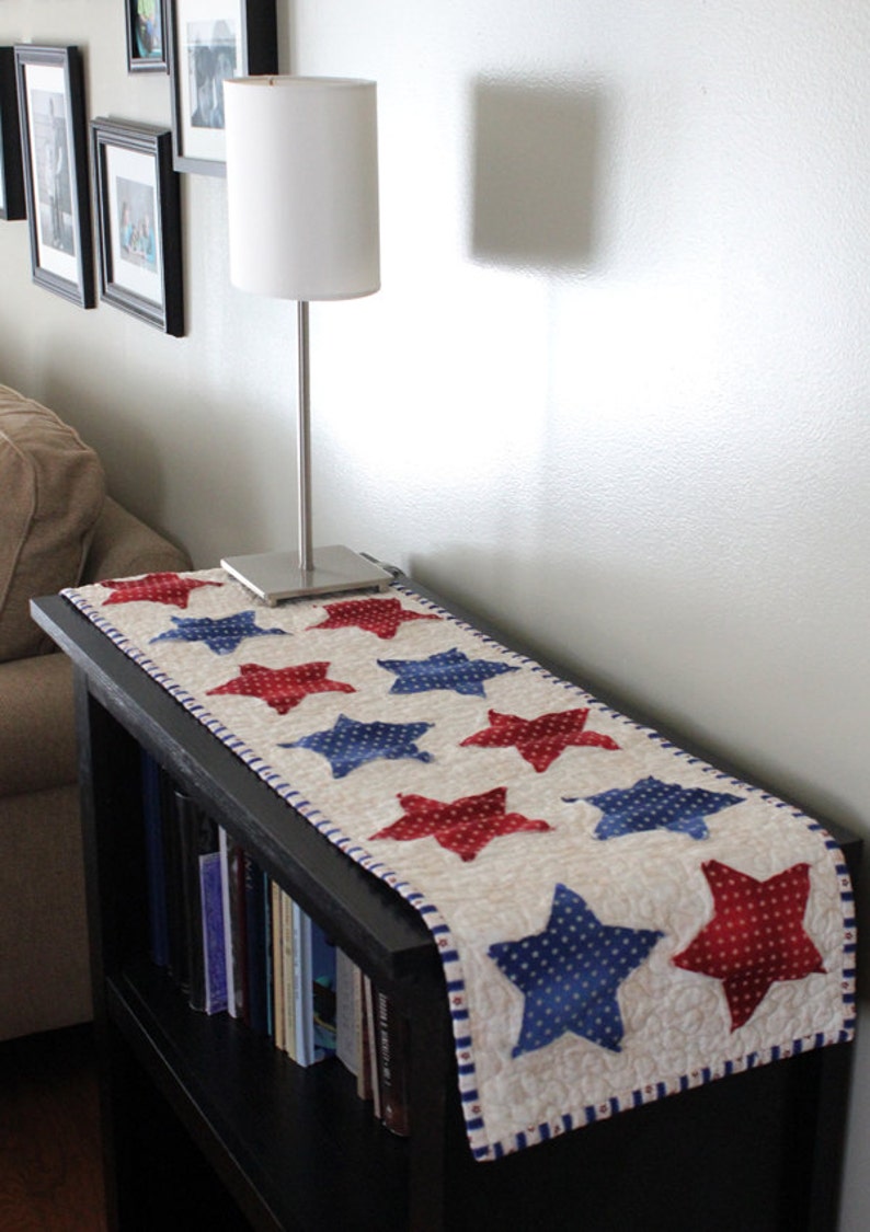 Christmas Star Table Runner PATTERN PDF - Etsy