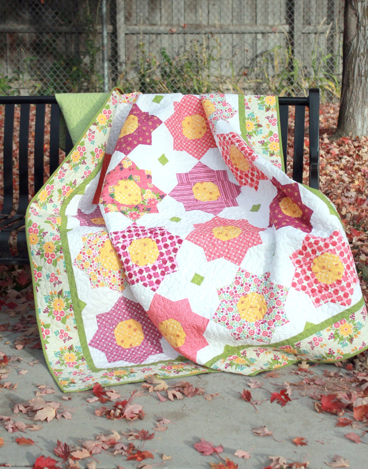 Petunia Quilt Pattern (PDF) Crib, Throw, Twin & Queen Sizes - Etsy Canada