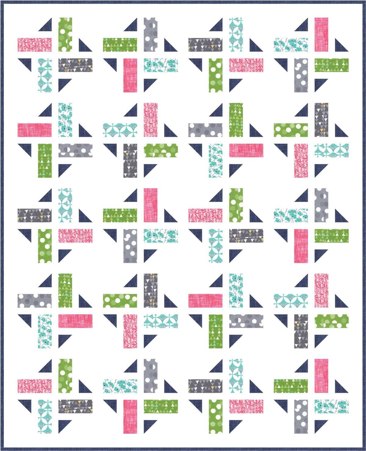 Division Quilt Pattern PDF Baby Throw Twin & Queen Sizes - Etsy