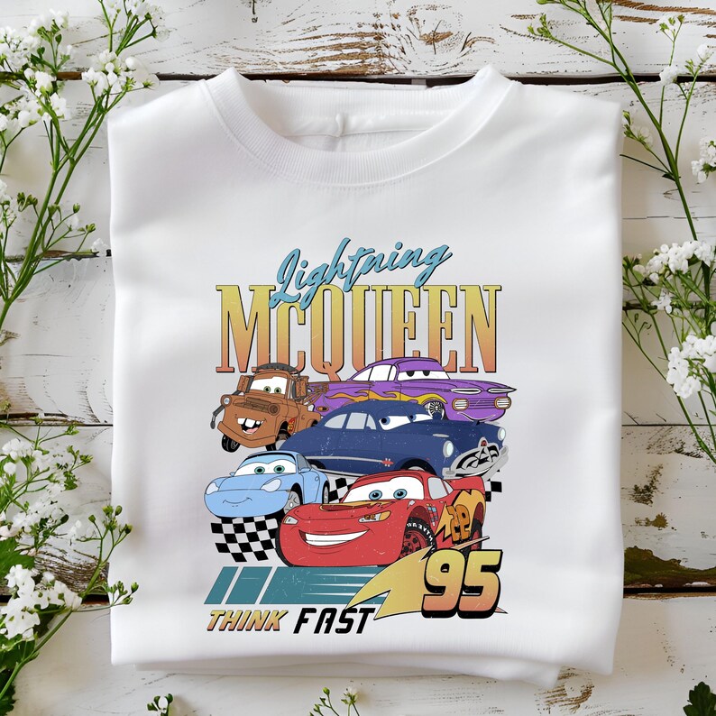 Cars Racing PNG Set, Lightning Mcqueen Car Graphics, Kids Shirt Design ...