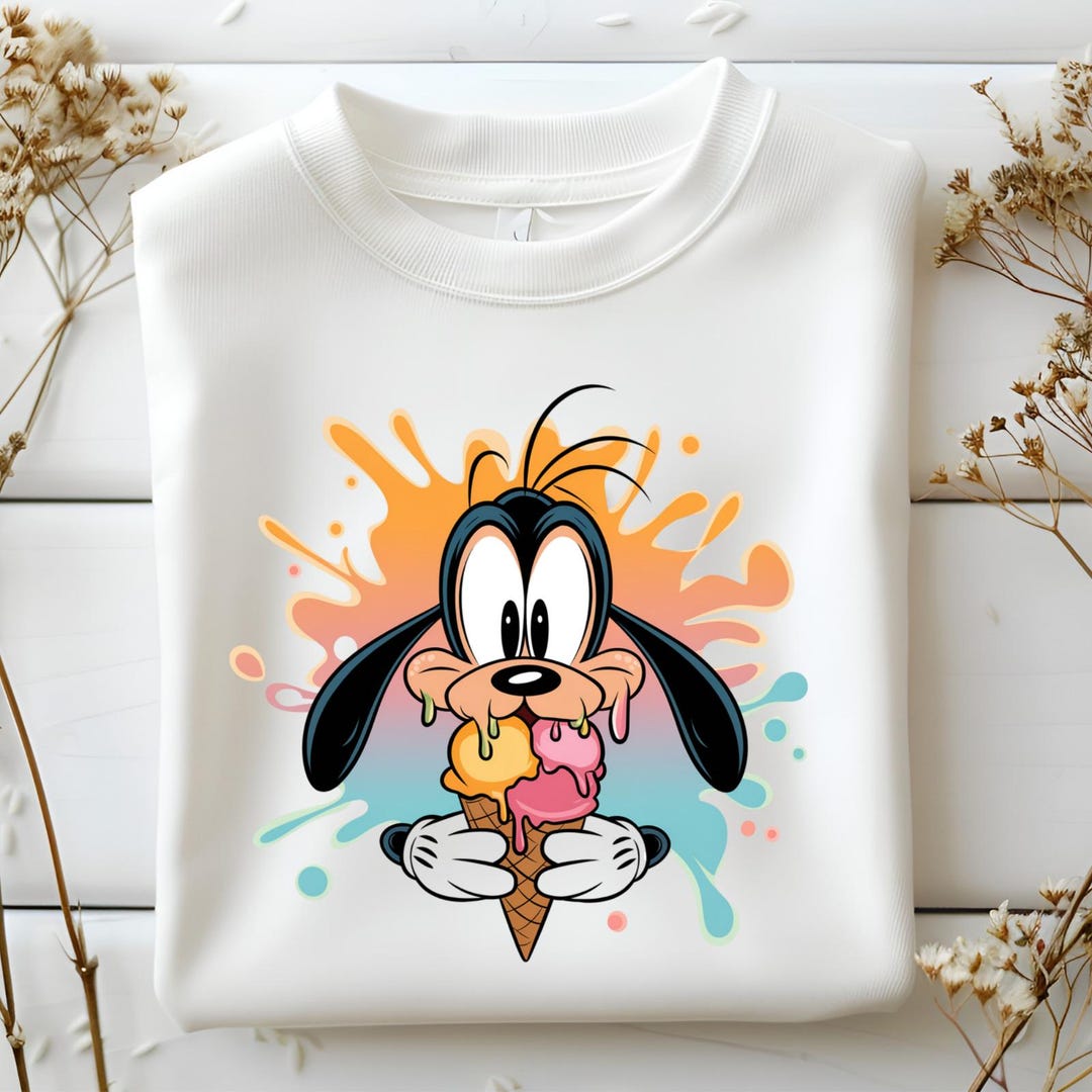Goofy Ice Cream Png, Funny Summer Cartoon Clipart, Melting Dessert ...