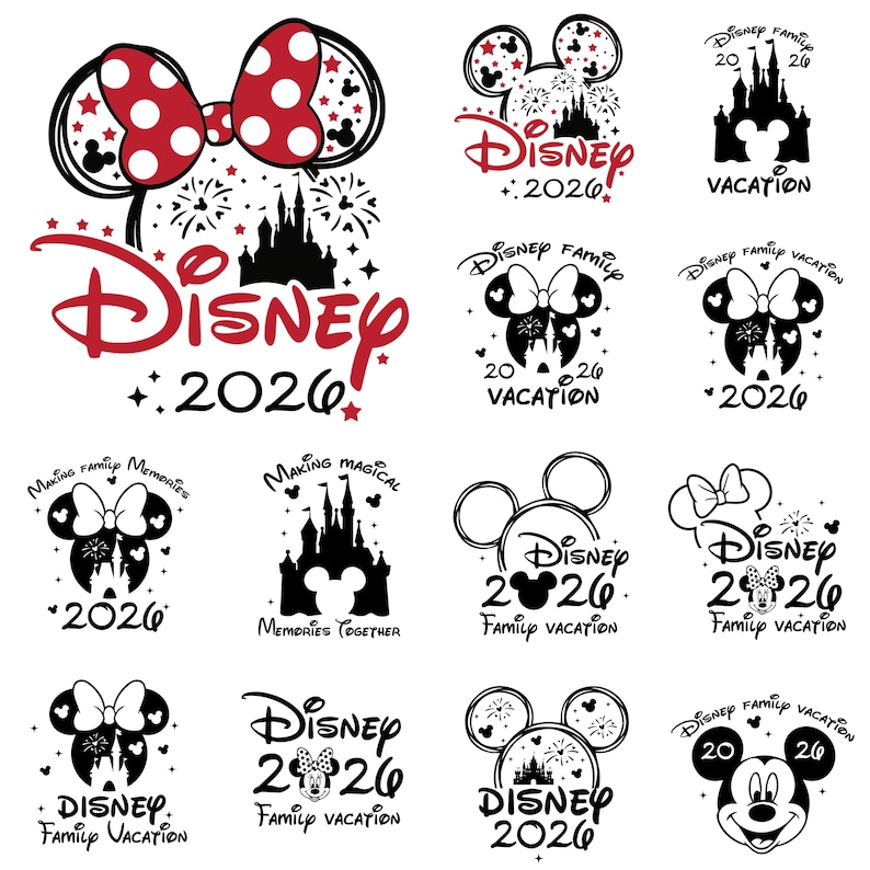 Family Trip 2026 Mega SVG Bundle, Dis-ney Vacation Designs, Cricut Cut ...