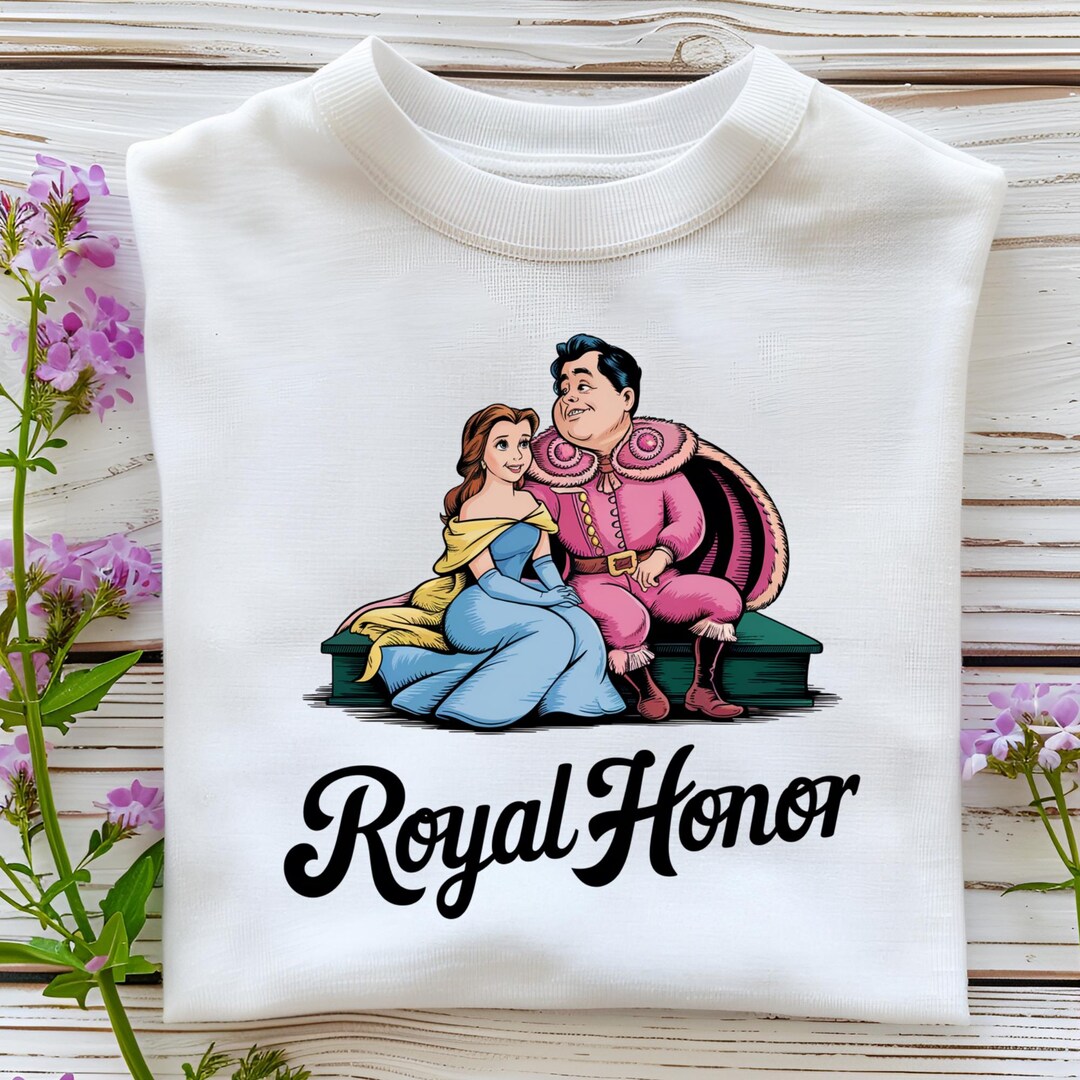 Belle and King Royal Honor Png, Princess and Elvis Style Throne Design ...