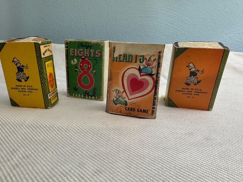 Vintage Peter Pan Library of Games Set of 4, Russell Mfg Co, | Howdy ...