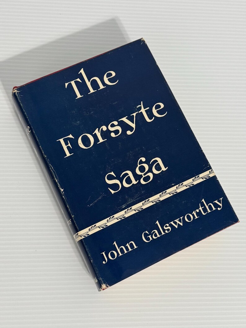 Vintage Forsyte Saga Book by John Galsworthy – Hardcover With Original ...