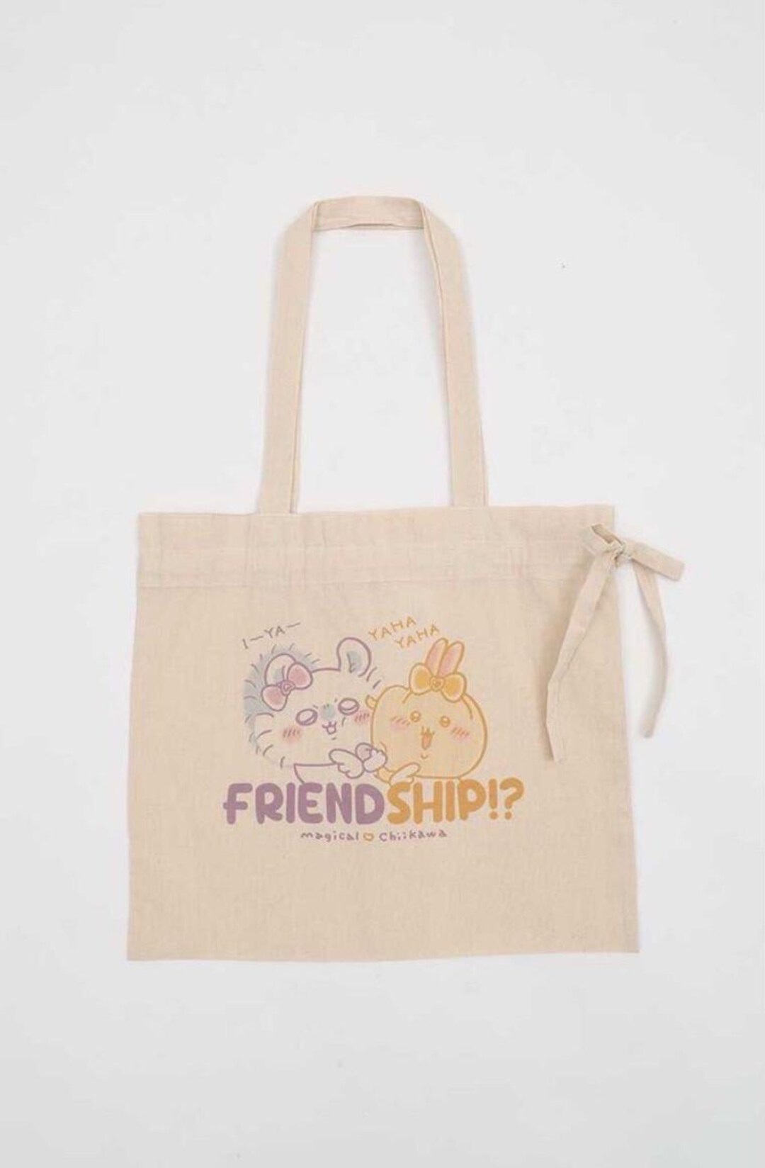 Chiikawa Magical Chiikawa - Momonga X Usagi Tote Bag “FRIEND SHIP ...