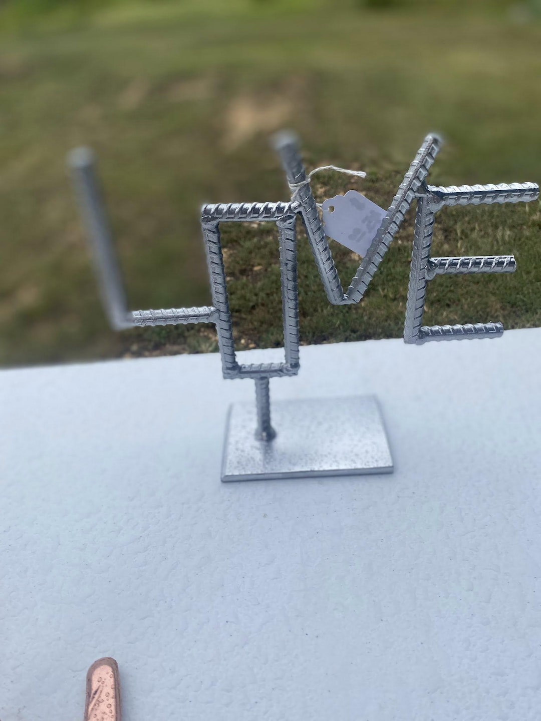 Rebar Love Sculpture - Etsy