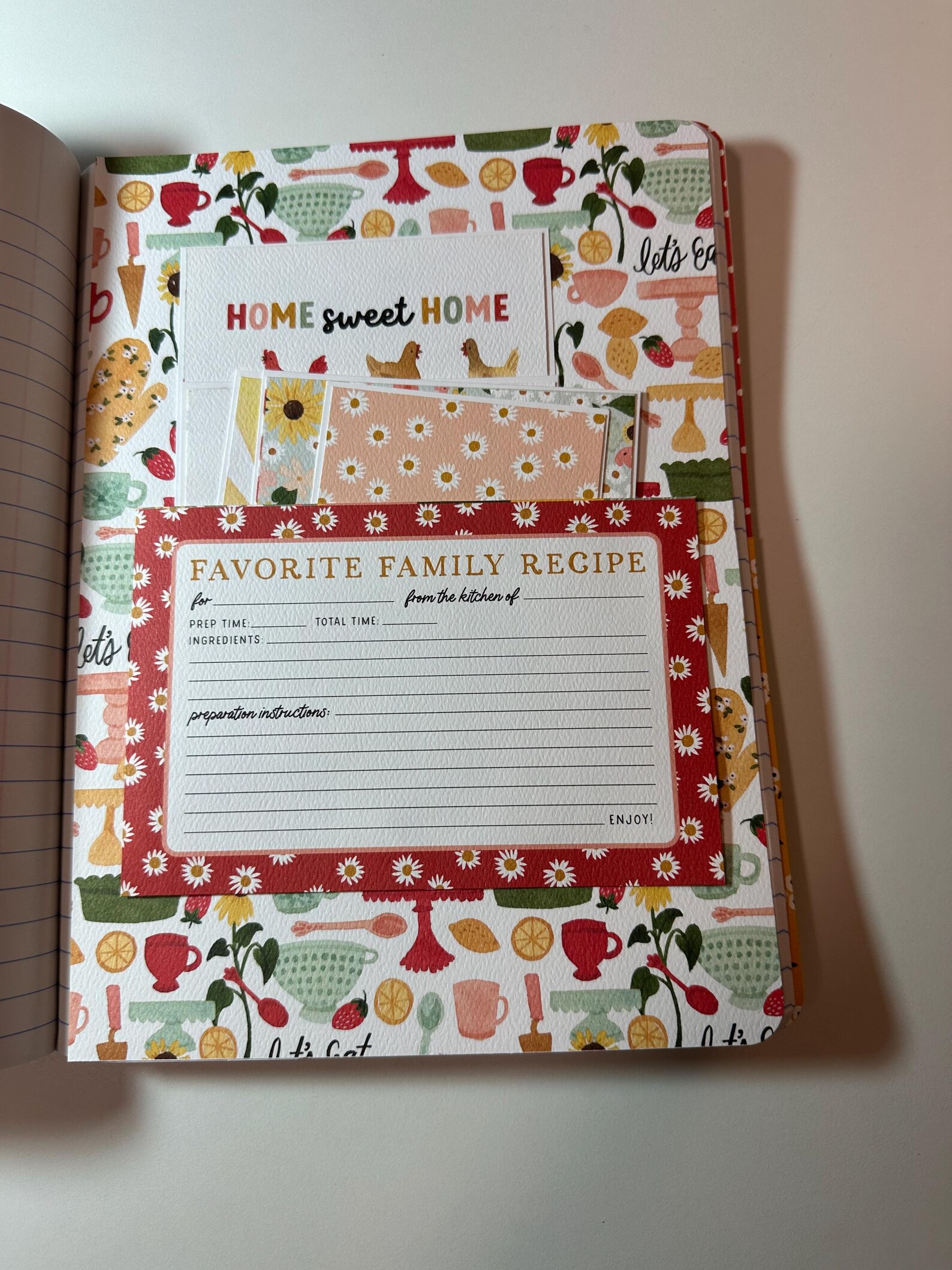 Altered Composition Book to Recipe Book. A Place to Hold All Your ...