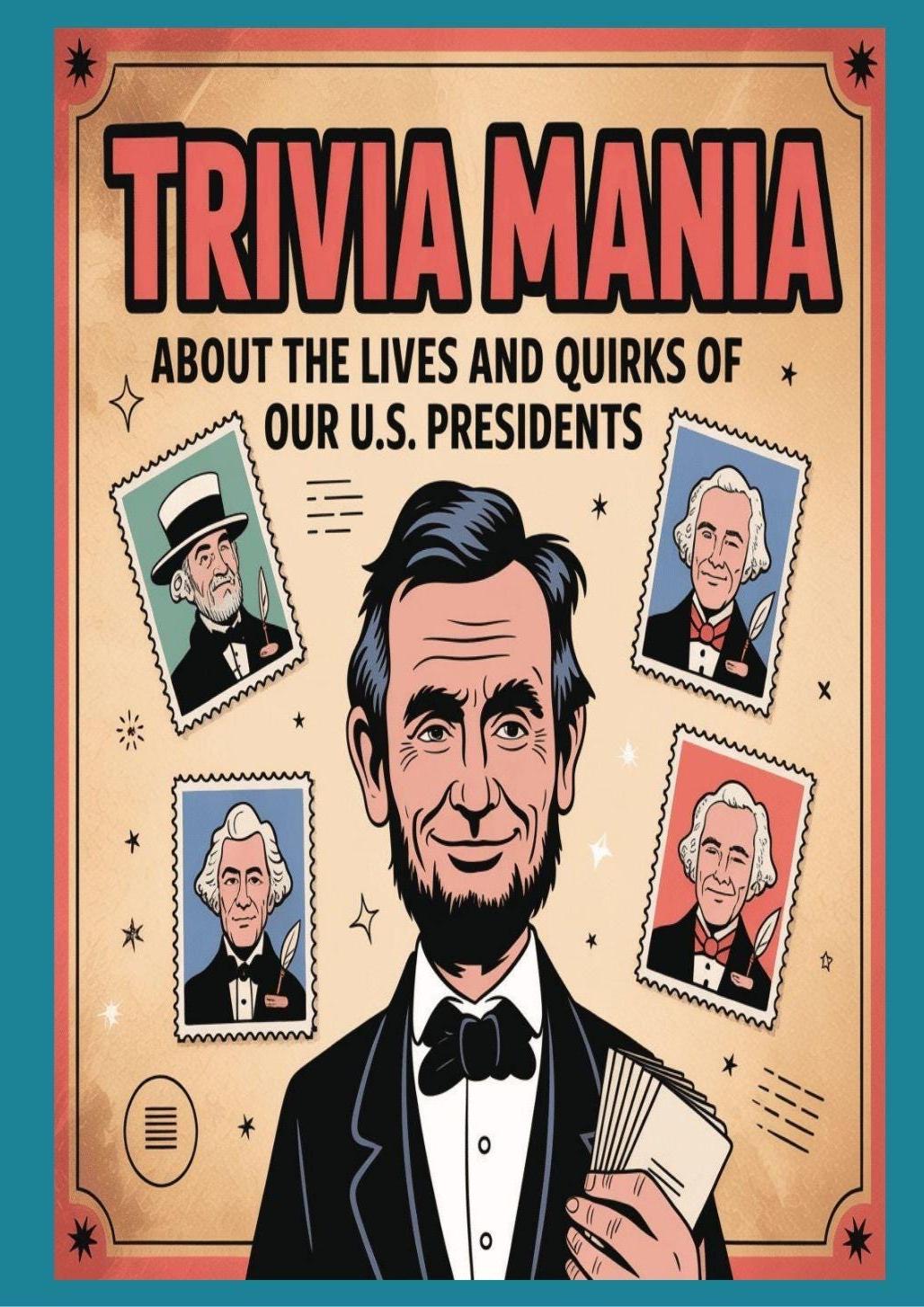 Presidential Trivia Game: US Presidents History Quiz (printable PDF) - Etsy