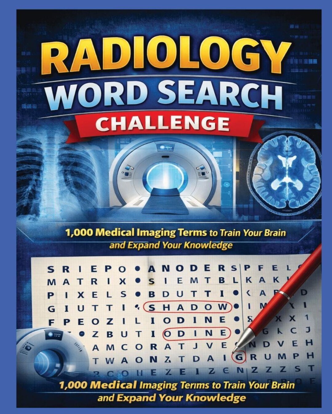 Radiology Word Search Puzzle Book | 1,000 Medical Terms - Etsy