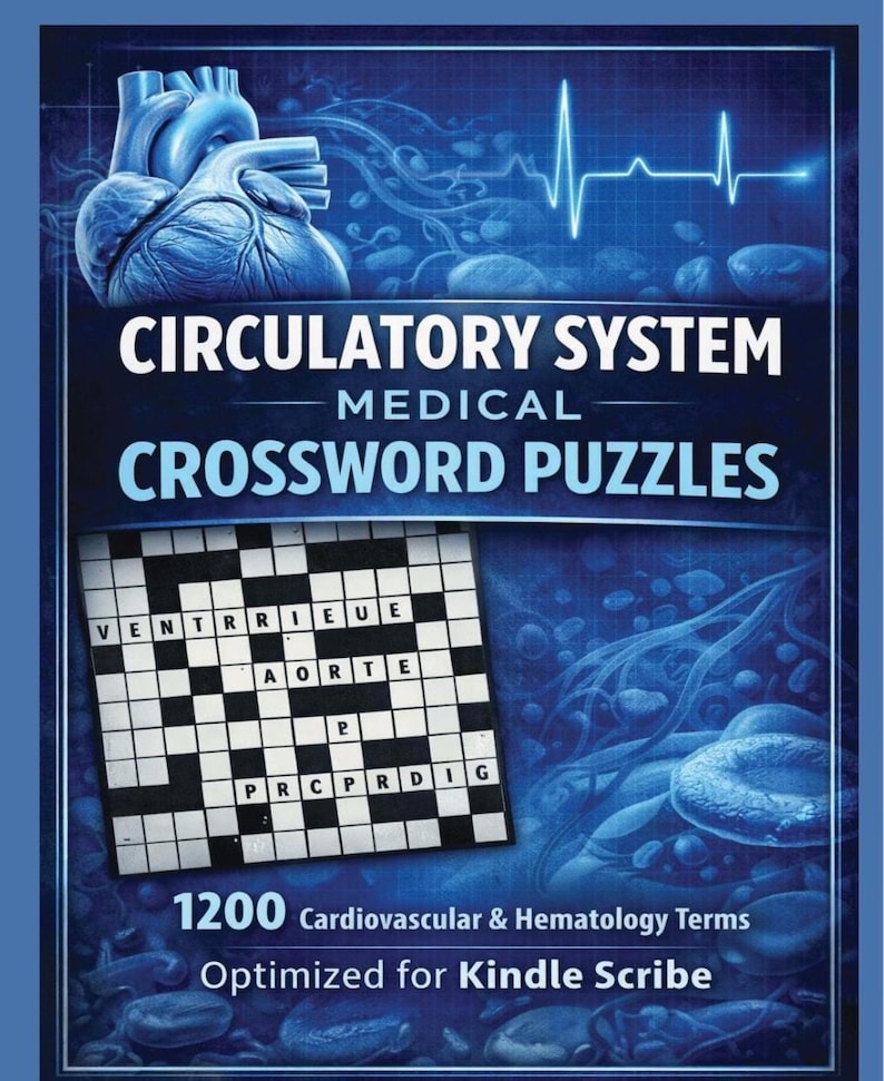 Medical Crossword Puzzles | Circulatory System Terminology for Kindle ...