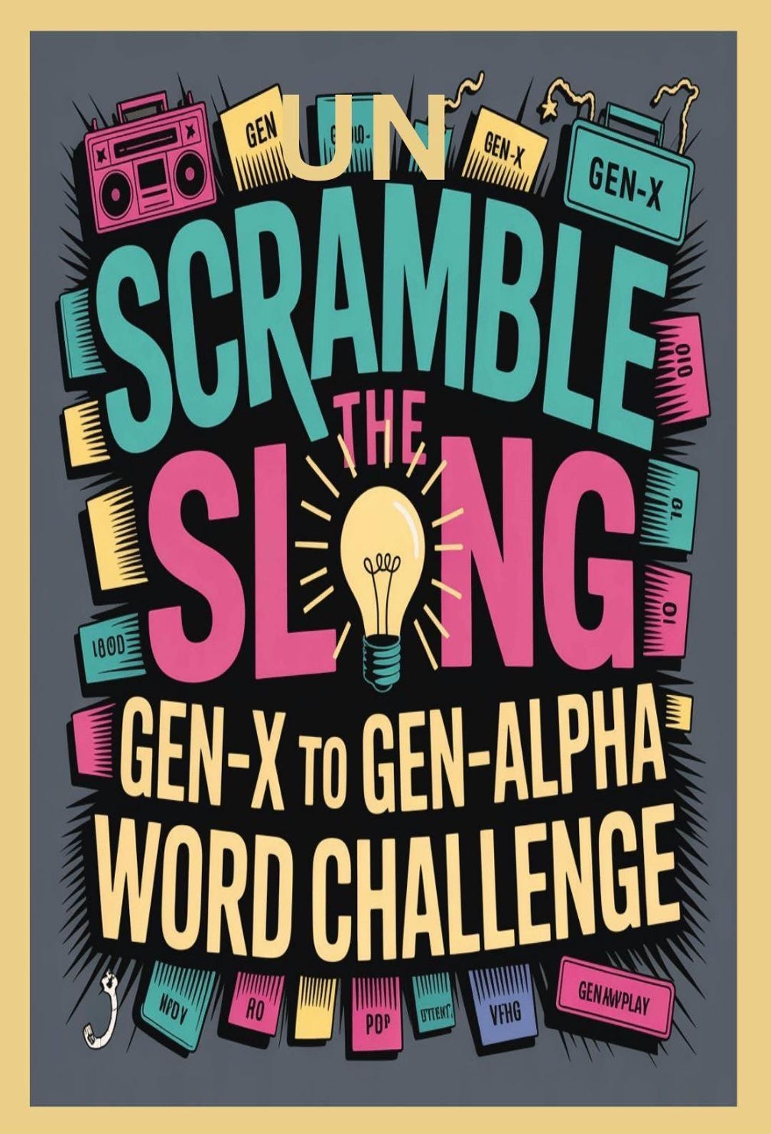 Genx to Genalpha Slang Word Scramble Puzzle Book (PDF Download) - Etsy