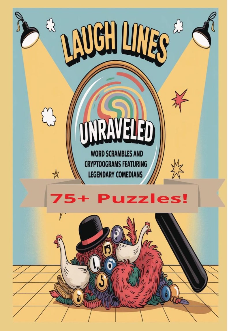 Laugh Lines Unraveled | Word Scrambles and Cryptogram Puzzles Featuring ...