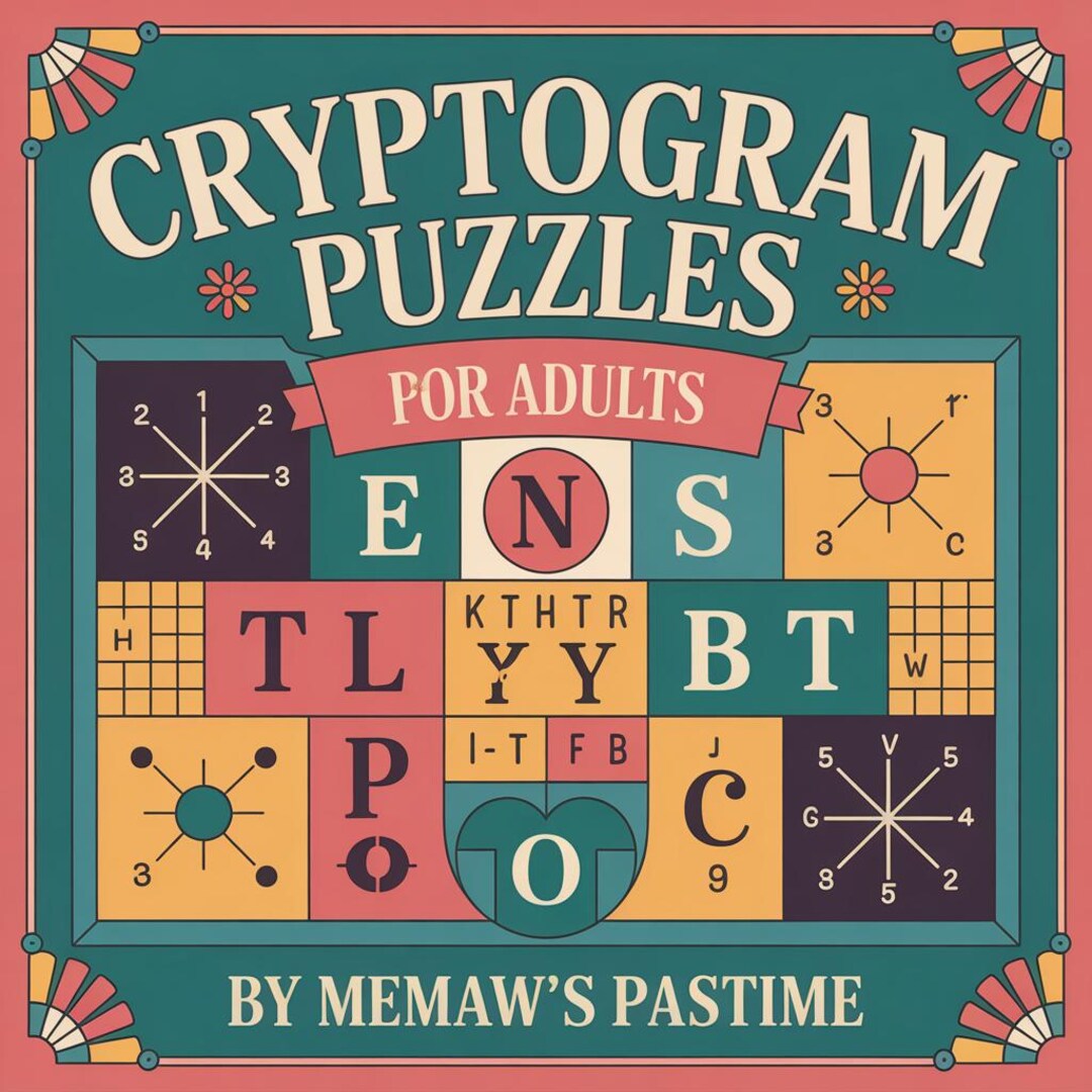 Funny Office Quotes Cryptogram Puzzle Book | Large Print Brain Game - Etsy
