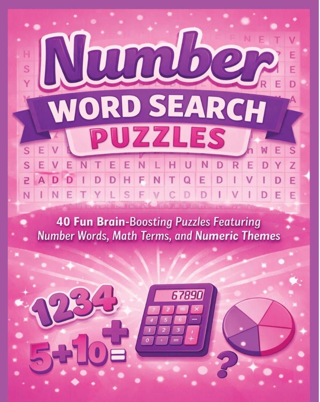 Number Word Search Puzzle Book | Math & Number Puzzles - Etsy