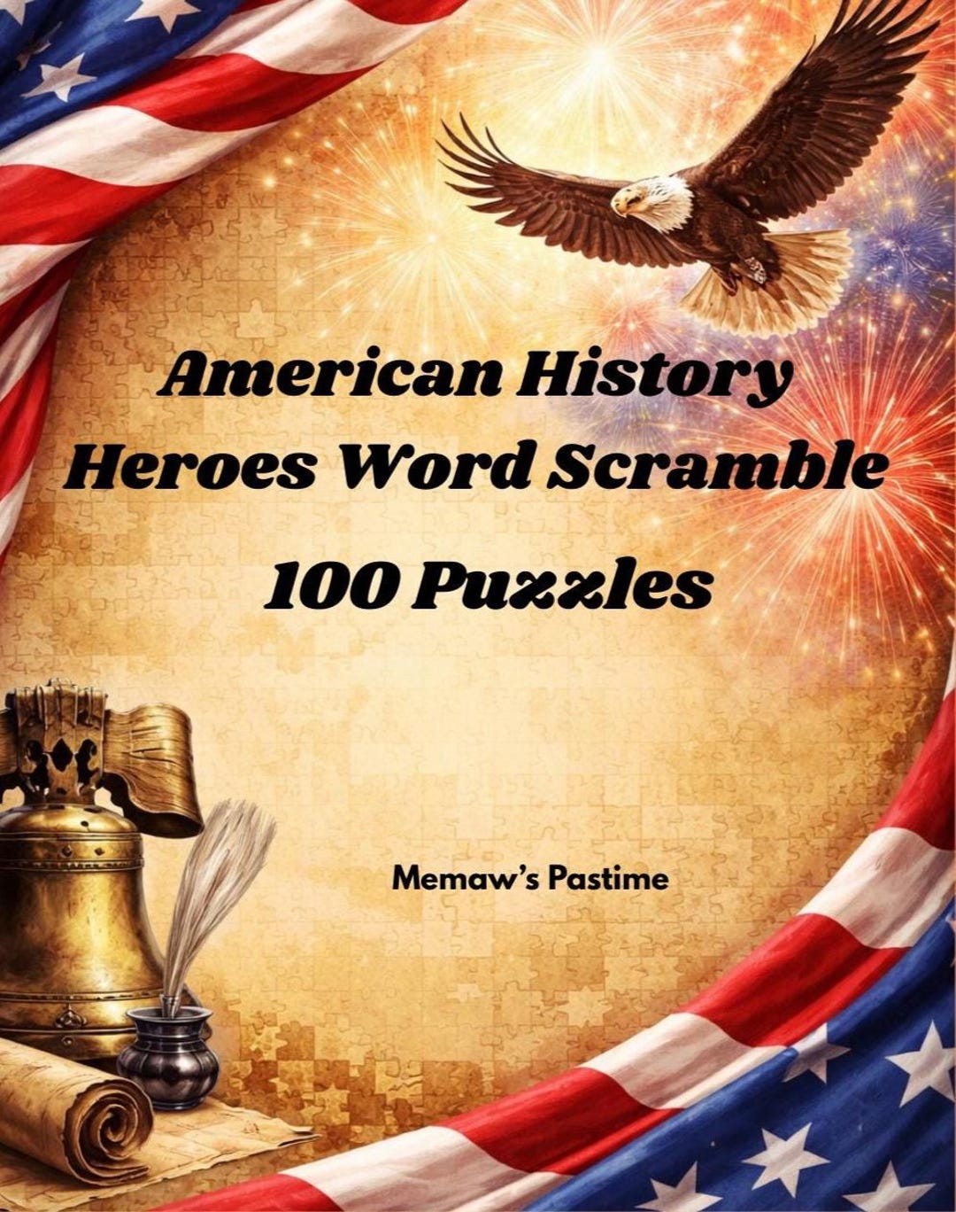 American History Word Scramble Puzzle Book | 1000 Famous American ...
