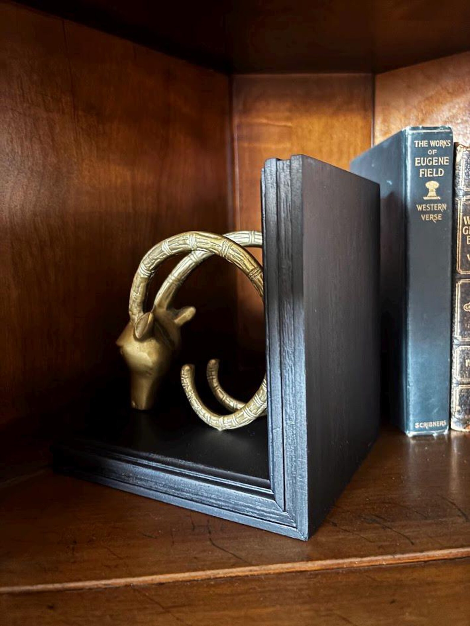 Gorgeous Solid Brass Antelope Book End - Etsy