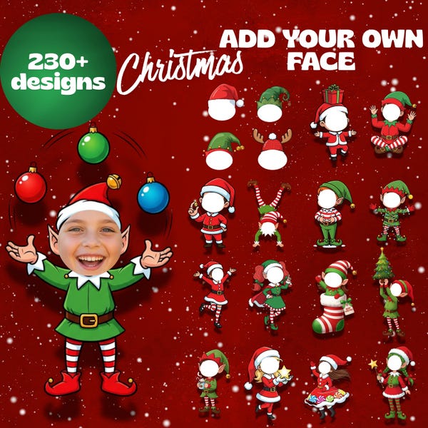 Christmas Faceless Characters - Etsy