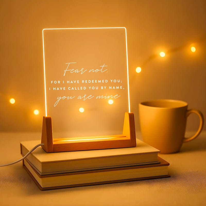 Religious Acrylic Lamp - Etsy