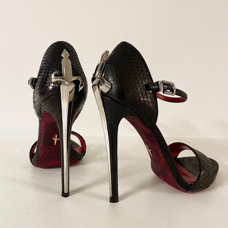 Cesare Paciotti Sword Heels - Etsy