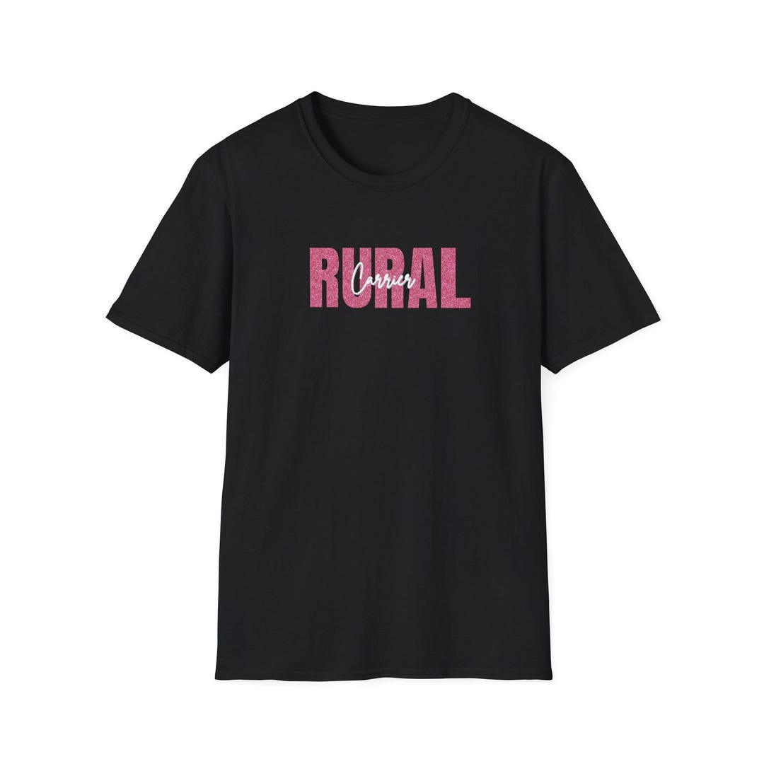 Pink Glitter USPS Shirt: Rural Carrier Tee - Postal Worker Gift - Etsy