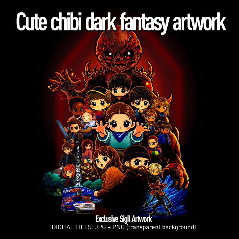 Strangers Things Chibi - Etsy