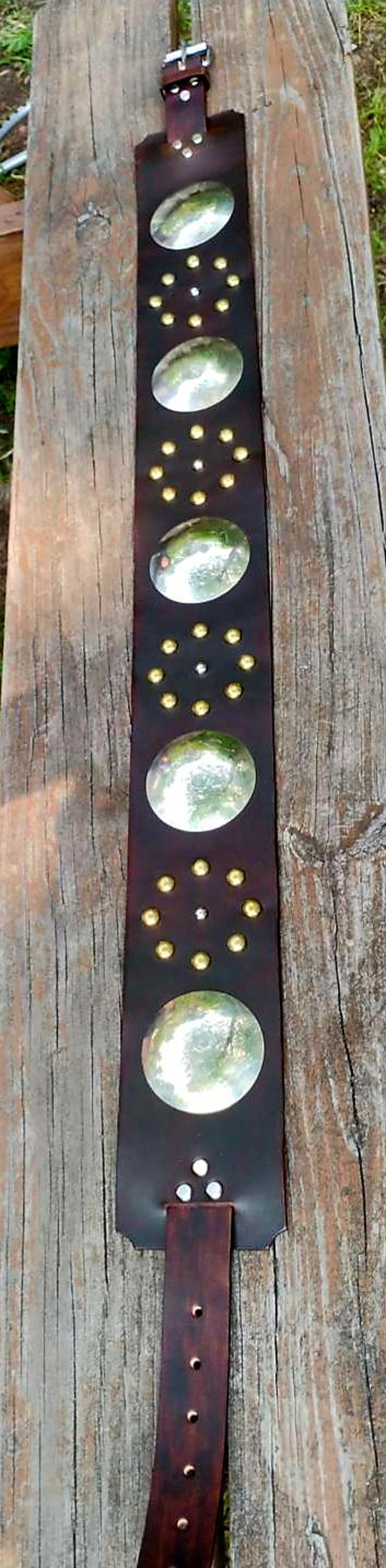 Custom Leather Regalia Belt, Authentic Native American Made, Choice of ...