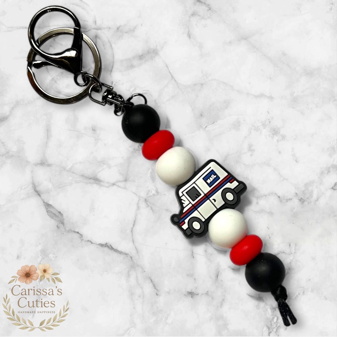 Postal Worker Appreciation Keychain – Mail Truck Charm - Etsy
