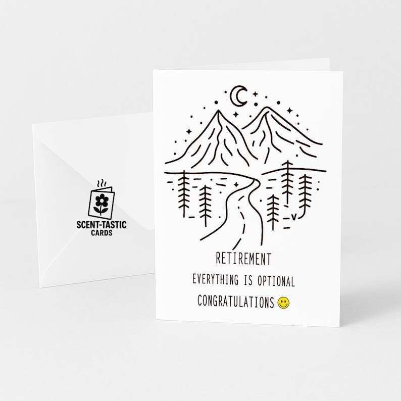 Retirement Card | Good Luck| Leaving Work | New Beginnings | Open Roads ...
