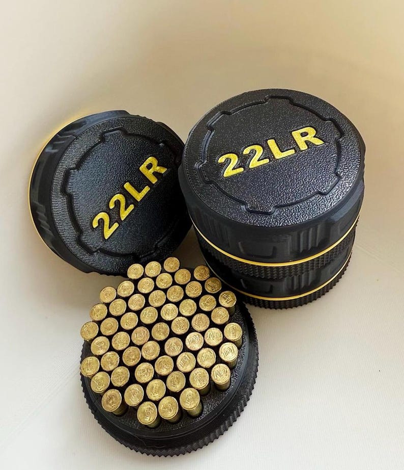 2 Pack Stackable .22 LR Ammo Storage Container - 55 Rounds - Etsy