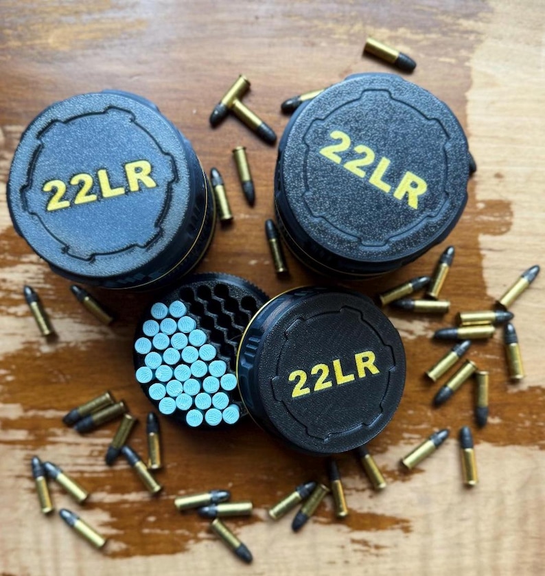 2 Pack Stackable .22 LR Ammo Storage Container - 55 Rounds - Etsy