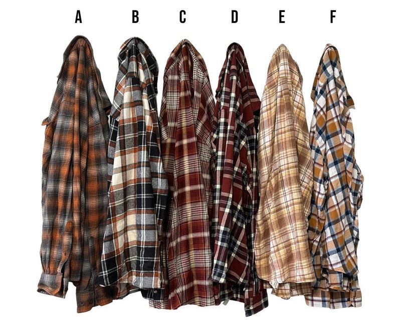PICK ONE: Rustic Fall Colored Flannel Shirts | Choose Your Favorite ...