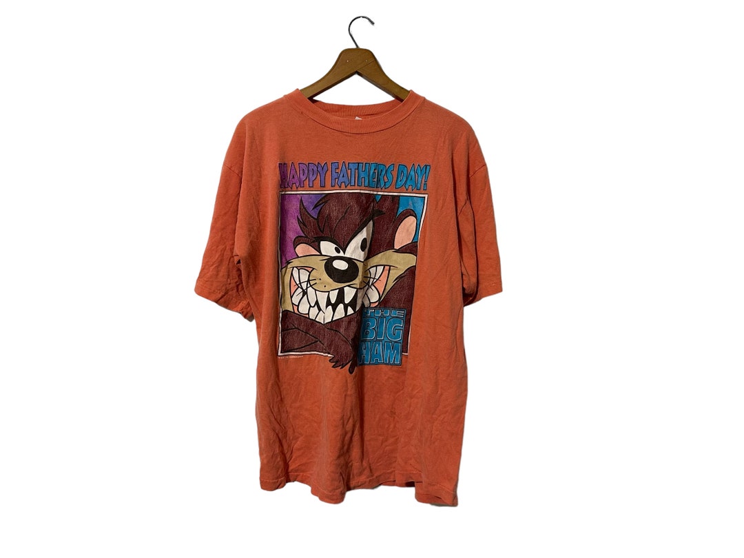 1993 Taz Tasmanian Devil the Big Ham Happy Father's Day Dad Coral ...