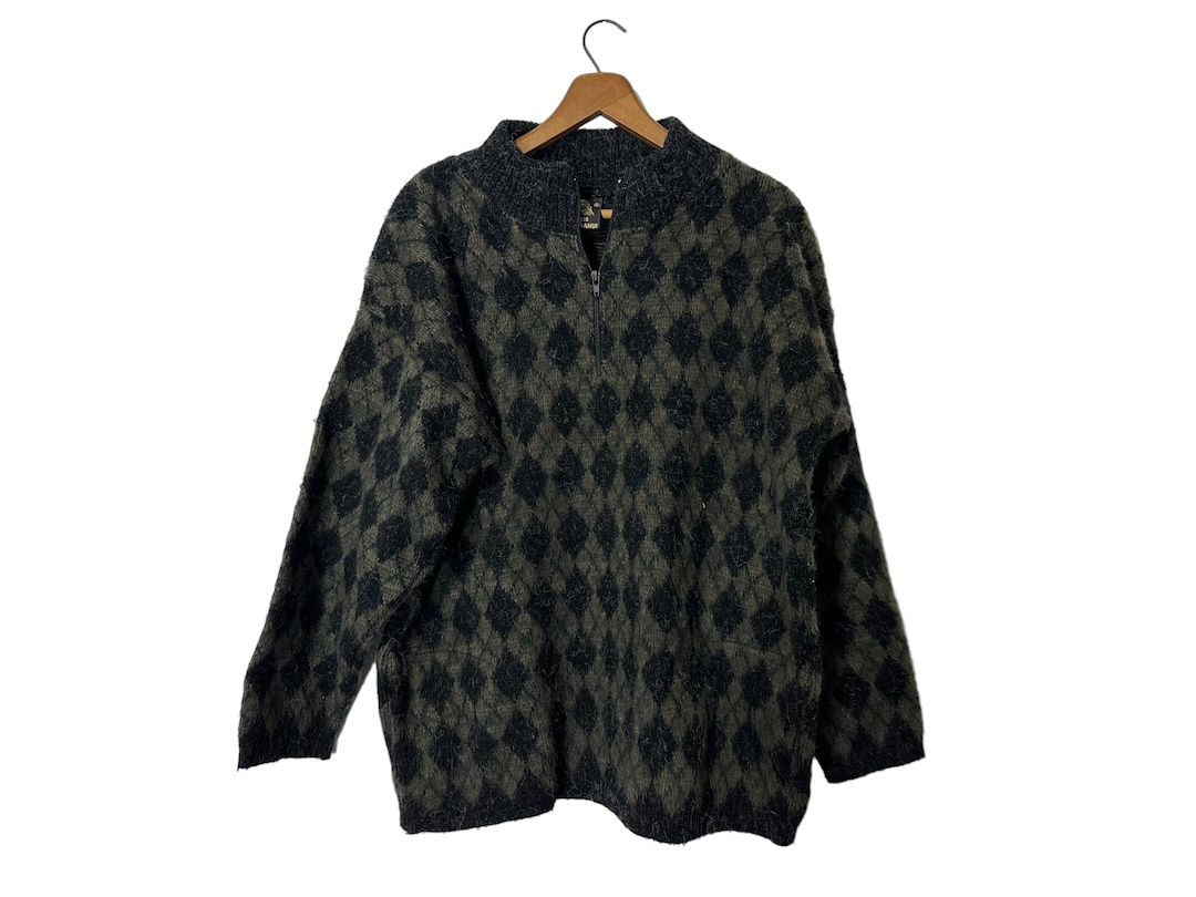 Vintage Tejidos Ruminahui Authentic Cozy Loose Fit Wool Made in Ecuador ...