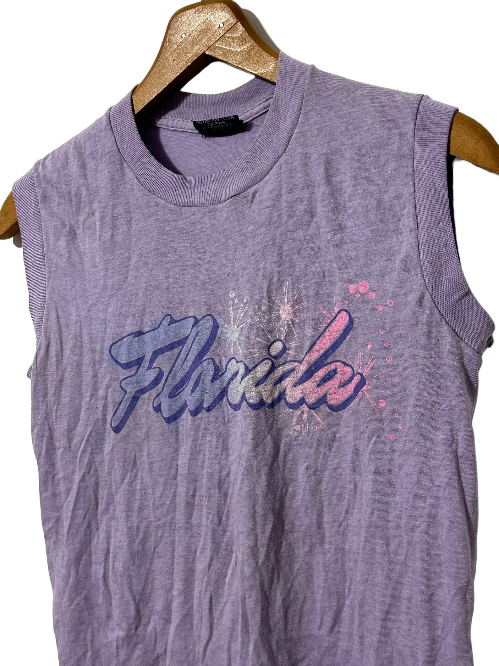 1980’s Vintage Florida Spring Break Beach SURF Vacation Sleeveless T ...