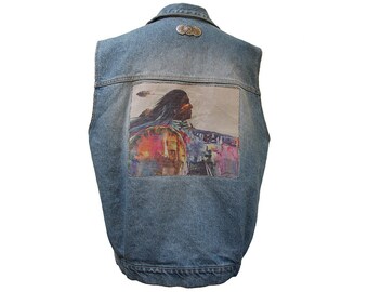 Native american vest | Etsy