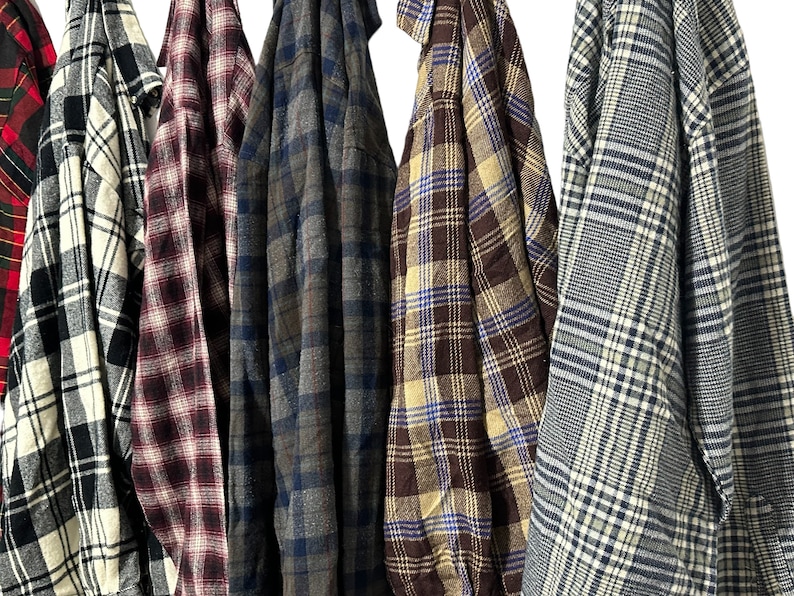 PICK ONE: Vintage Winter Colors Acrylic Unisex Flannel Shirt - Etsy