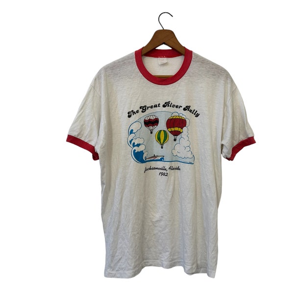 80s Ringer Tshirt - Etsy