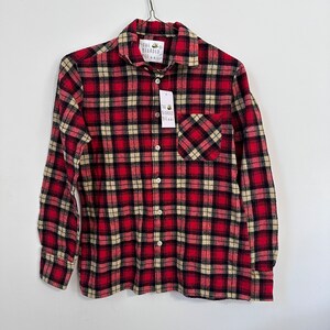 Vintage Red Wool Flannel Shirt - Etsy