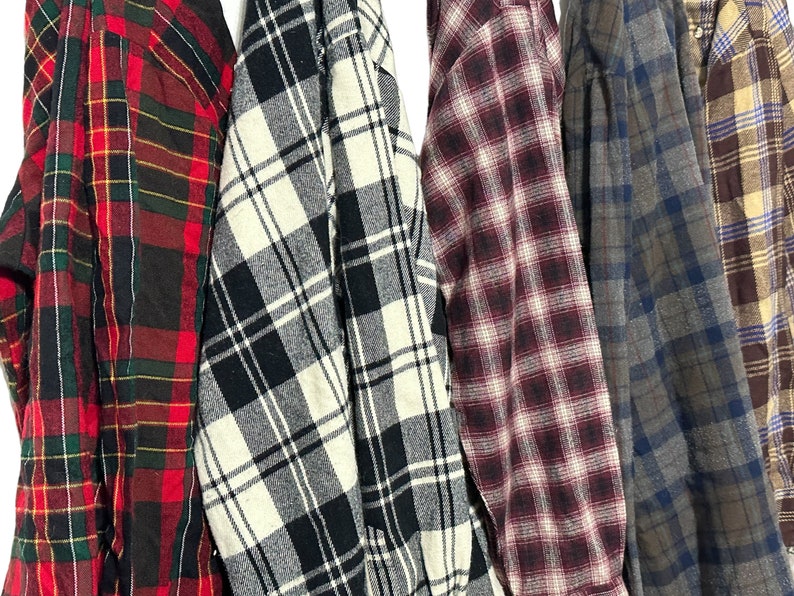 PICK ONE: Vintage Winter Colors Acrylic Unisex Flannel Shirt - Etsy